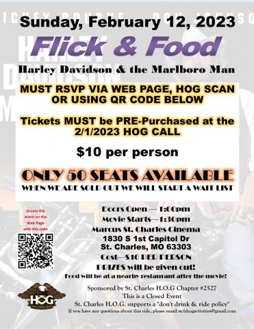 Flick & Food | St. Charles Missouri Chapter #2527 | St. Charles ...